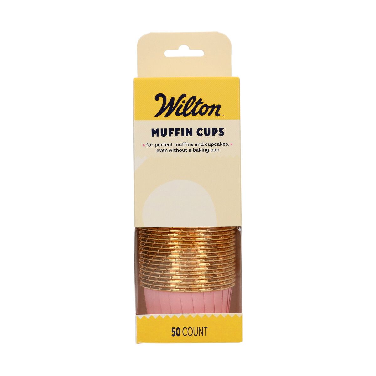 Wilton Muffinsform Kopp Babyrosa 50stk
